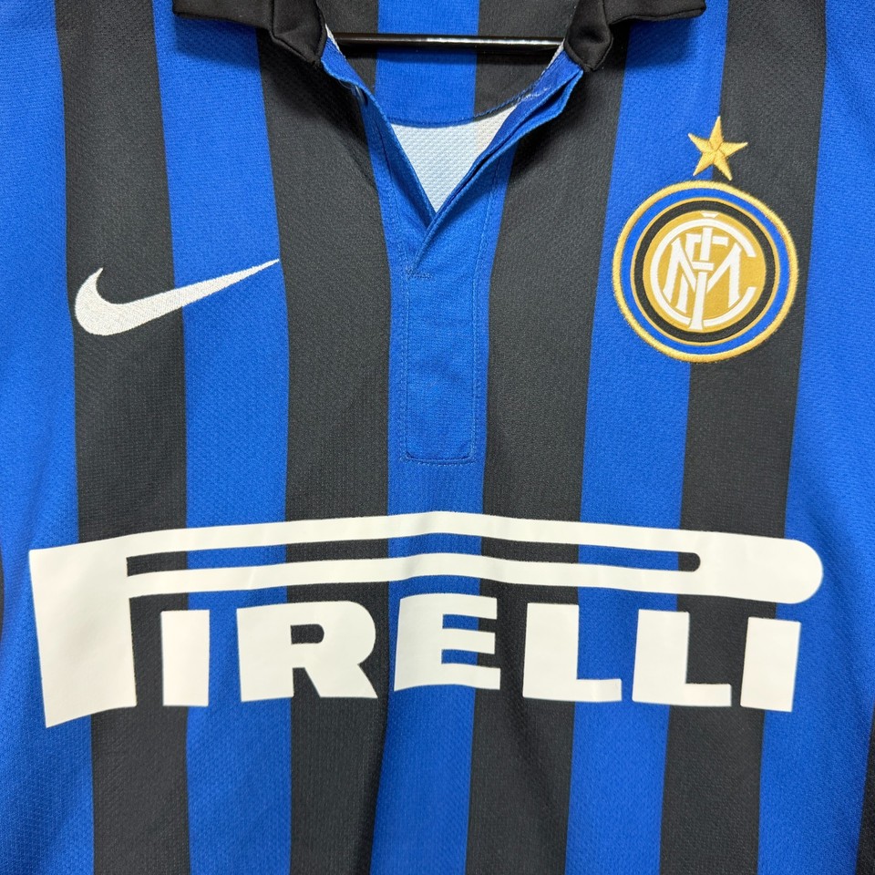 Nike Inter Milan 2011 2012 Lucio #6 Home Soccer Jersey Shirt 419985-010 ...