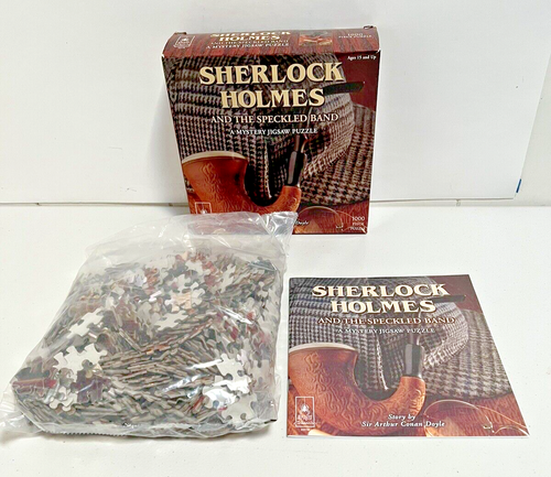 Sherlock Holmes and the Speckled Band Mystery Puzzle 1000 Pieces - New ...