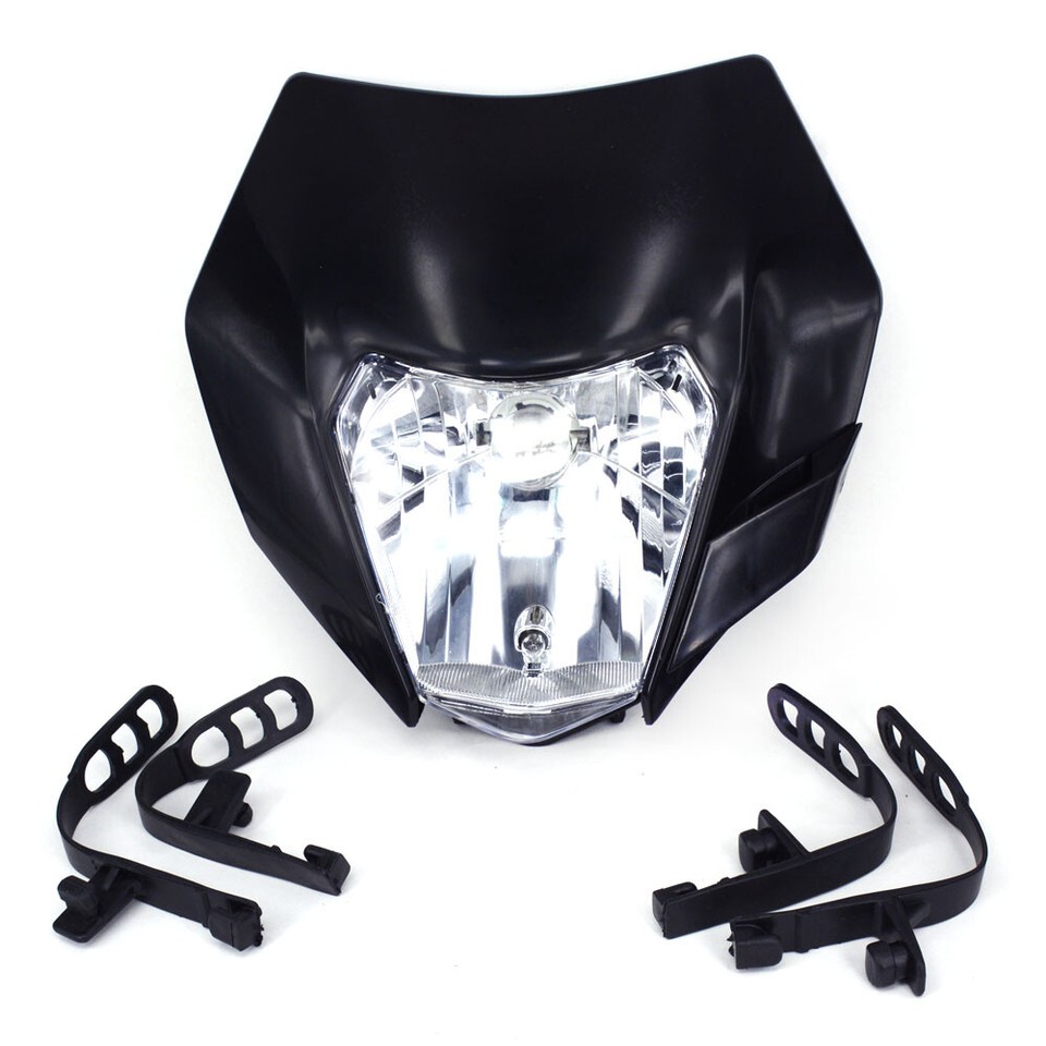 Universal Headlight Assemblies Headlamp Light Streetfighter For EXC SX ...