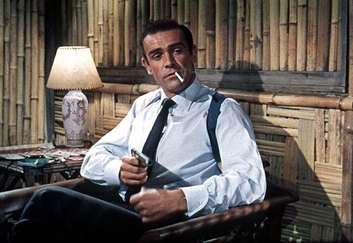 007 Dr. No 1962 Sean Connery as James Bond smoking Photo - CL0022 | eBay