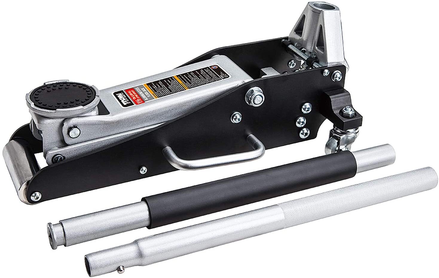 Torin Hydraulic Low Profile Aluminum Steel Racing Floor Jack 1.5 Ton ...