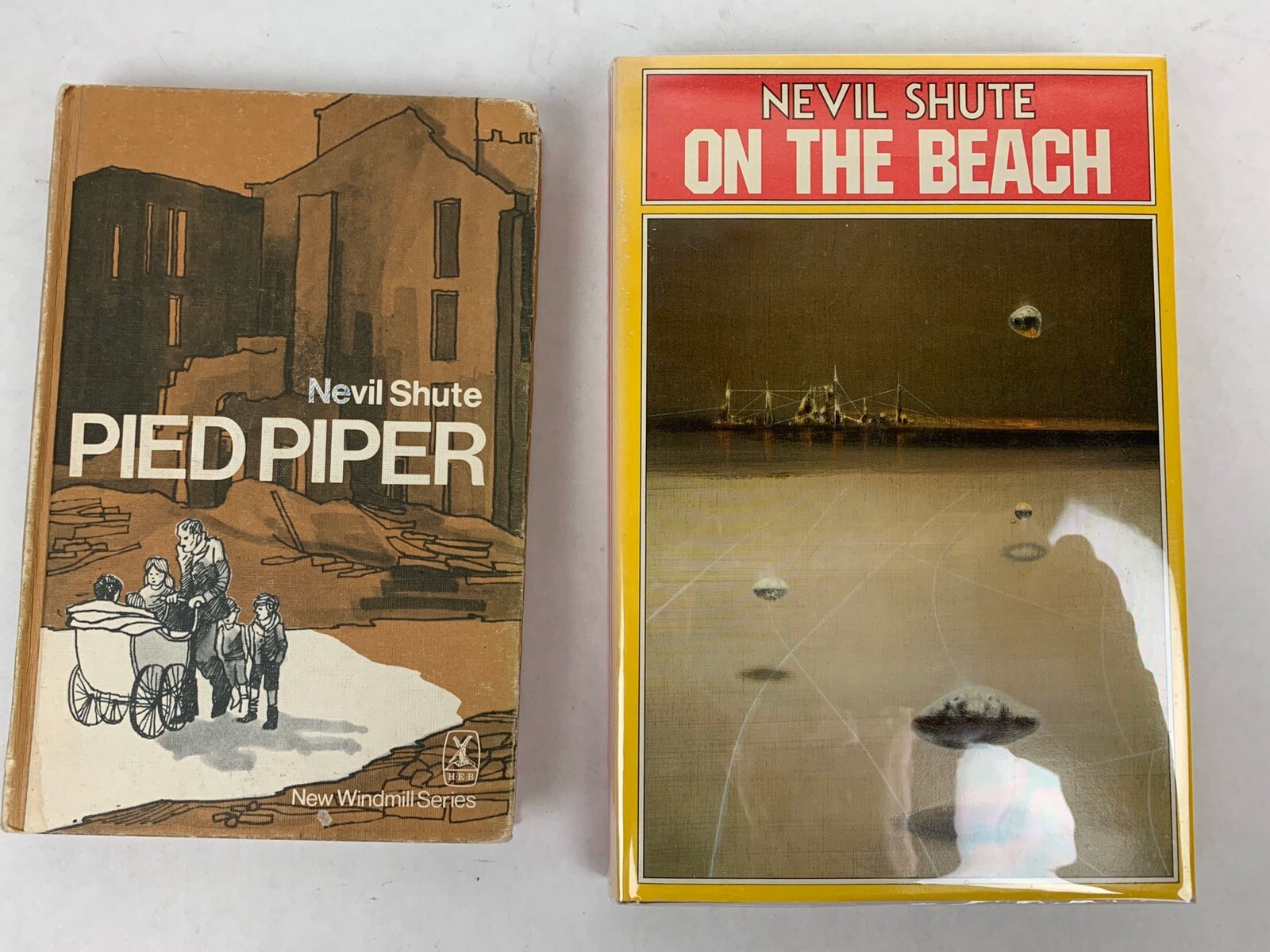 Nevil Shute Lot Of Two Books-ON THE BEACH 1957 HC/DJ & Pied Piper 1977 ...