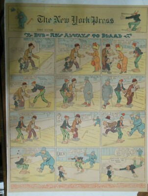 Bud He's Always to Blame Sunday Page by Lowry from 7/23/1911 Full Page ...