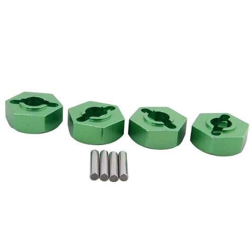 4PCS R86050 Green Aluminum Wheel Hex 12mm For RGT 1/10 Rock Cruiser ...