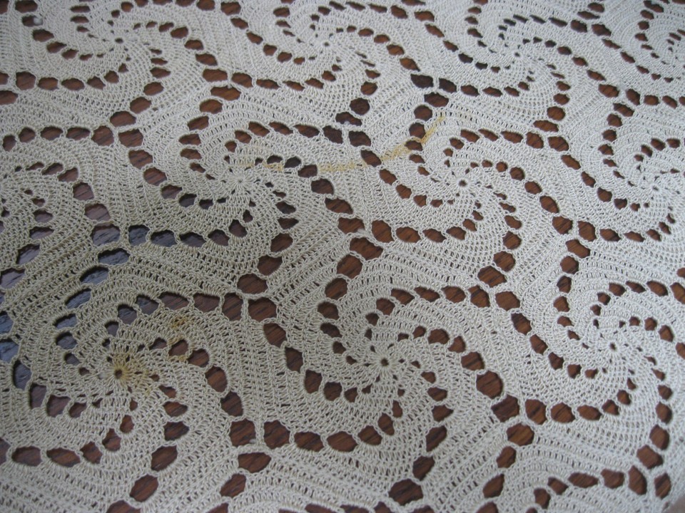 Antique Crochet Tablecloth | eBay