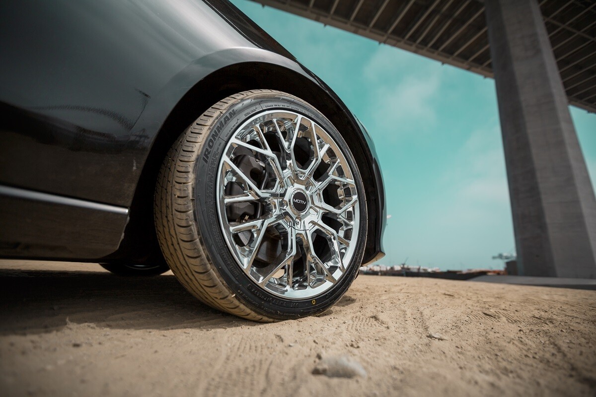 Set 4 17" Motiv 441C Zenith Chrome 17x7.5 Wheels 5x4.5 5x120 Rims 40mm ...