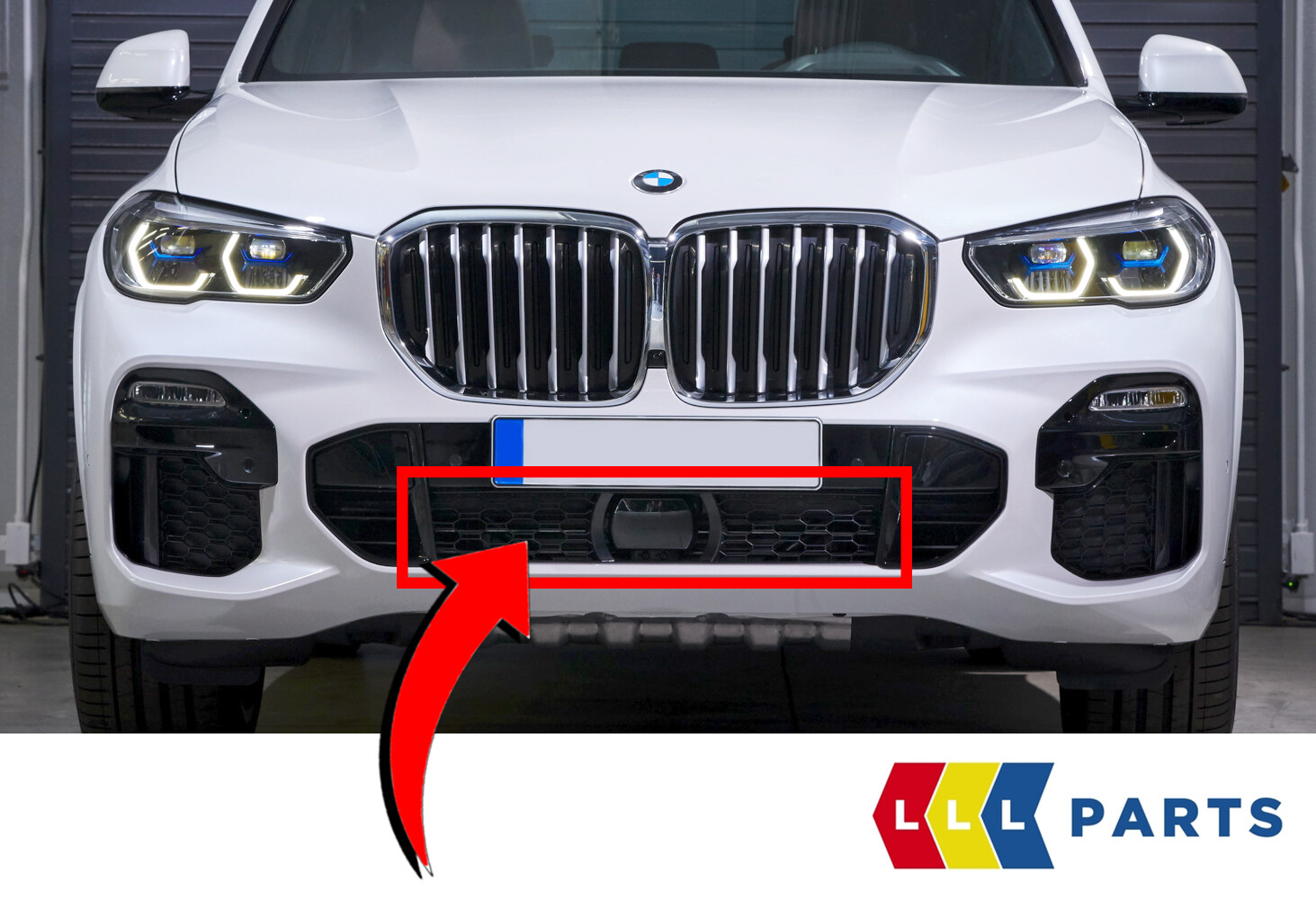 NEW GENUINE BMW X5 SERIES G05 M FRONT BUMPER LOWER CENTER GRILL ...