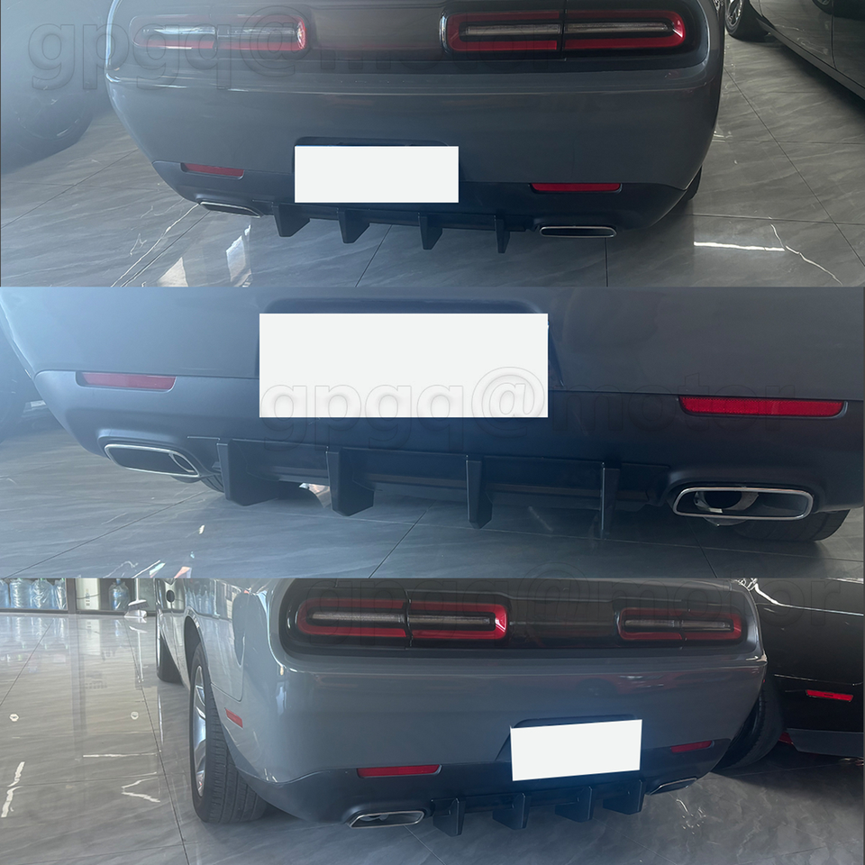 For Dodge Challenger SRT 2015-2023 Painted Rear Bumper Lip Diffuser ...