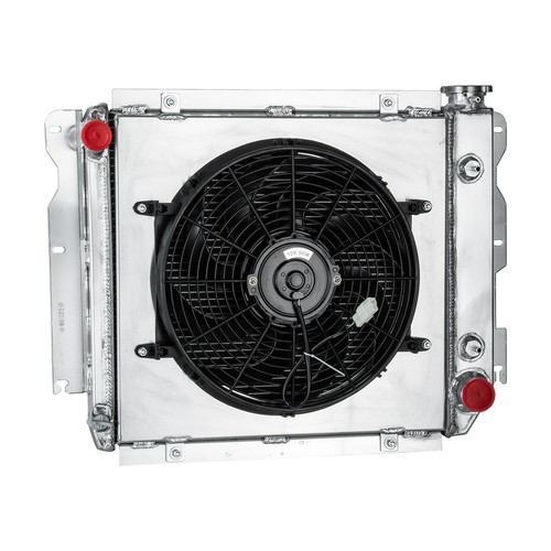 4-Row Aluminum Radiator Shroud Fan For 87-2006 Jeep Wrangler TJ/YJ ...