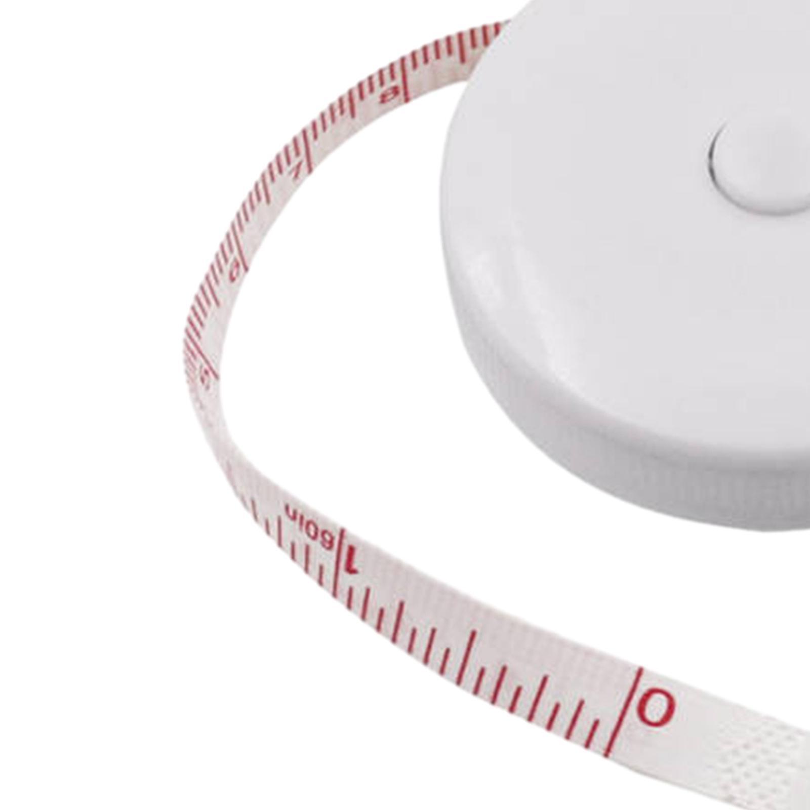 Cloth Tape Measure Dressmaker Fitness Measurment Double Scales Craft ...