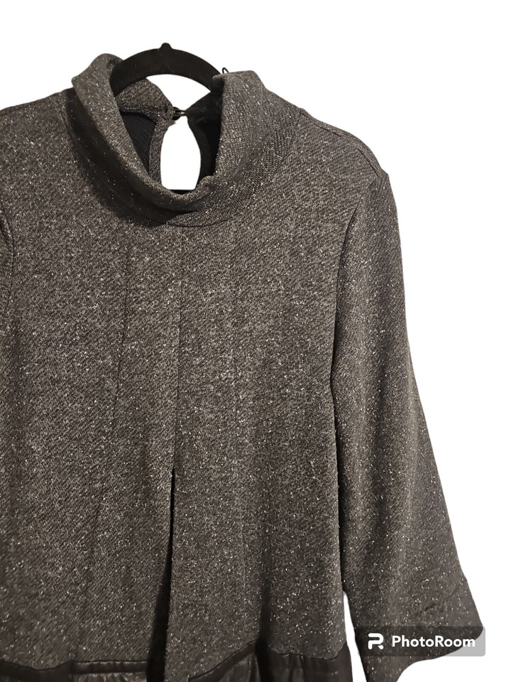 ALEMBIKA Cape High Neck Over Topper Women's Size 1 ( 6-8 US) Art To ...