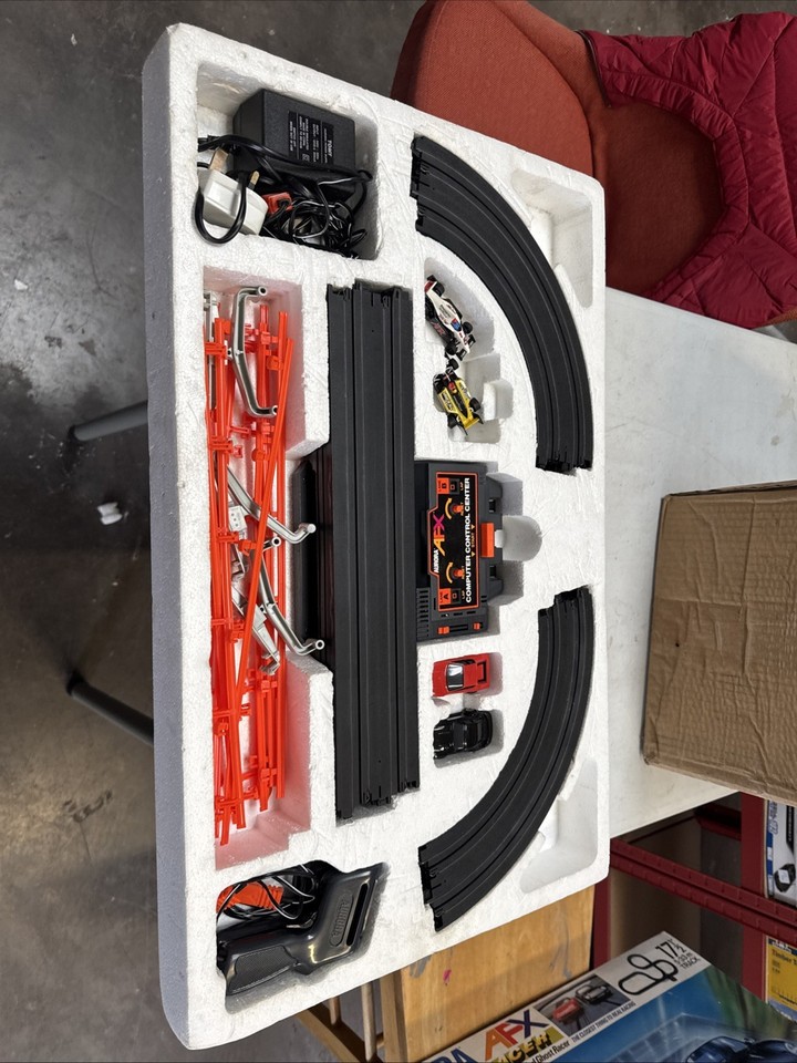 Aurora AFX Ghost Racer Ferrari Porche Slot Car Set | eBay UK