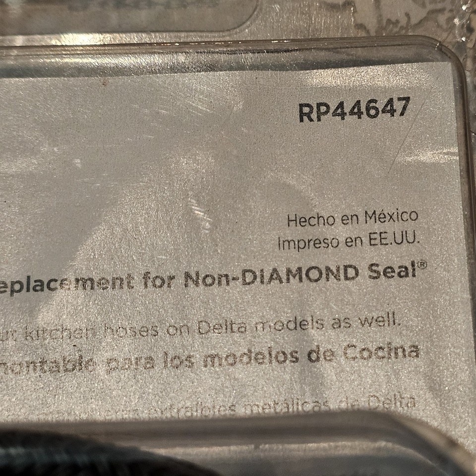 Delta Genuine Parts RP44647 OEM Pull Out Hose Assembly Kitchen Faucet ...