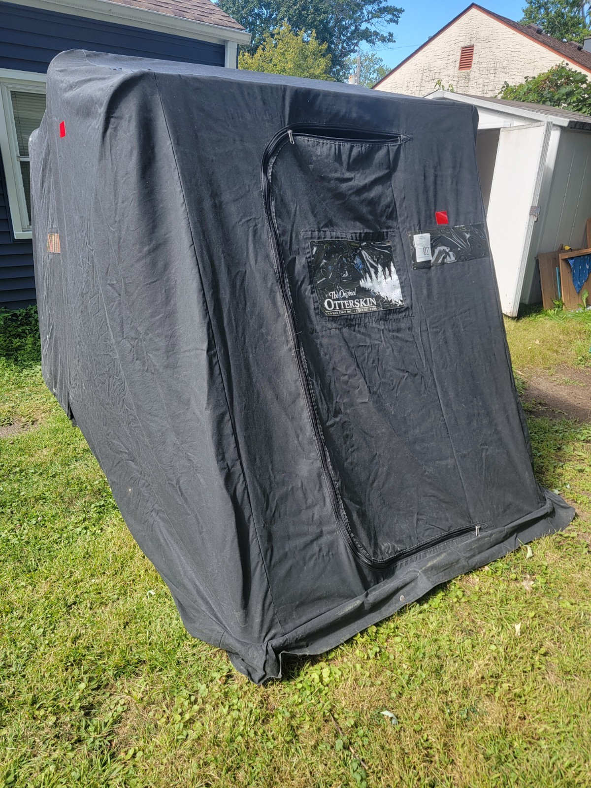 Ice Fishing Equipment, Otter 2 Man Portable Fish House With Extras. | eBay