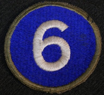 Original WW2 US Army VI Corps SSI Shoulder Sleeve Insignia Patch ...