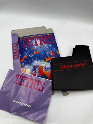 Tetris BOX and MANUAL ONLY (Nintendo Entertainment System NES, 1989) | eBay