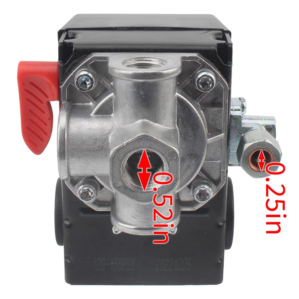 Z-D26612 for PORTER CABLE AIR COMPRESSOR PRESSURE SWITCH W/UNLOADER ...