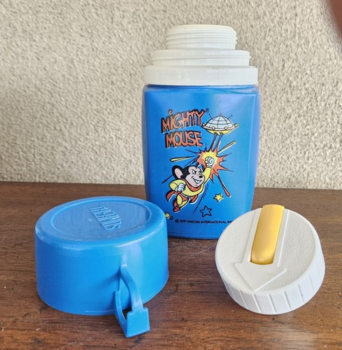 VINTAGE 1979 MIGHTY MOUSE LUNCH BOX THERMOS | eBay