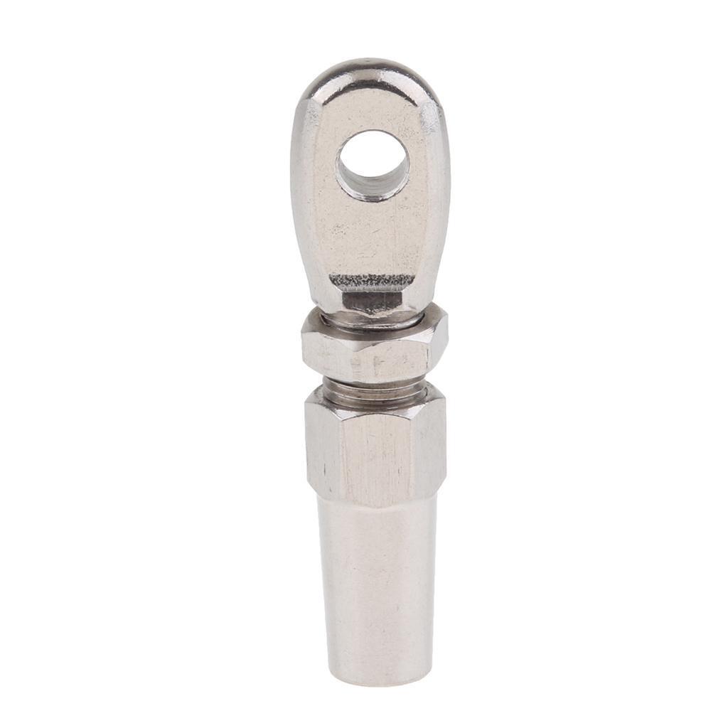 2.5mm Wire Cable Rope Eye Rigging Terminal Swageless DIY Fittings ...