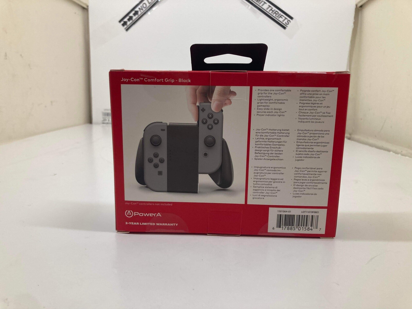 Nintendo Switch 11702466 Joy-Con Comfort Grip - Black for sale online ...