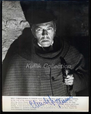 Christopher Plummer - Signed Vintage Celebrity Autograph Photo - Murder ...