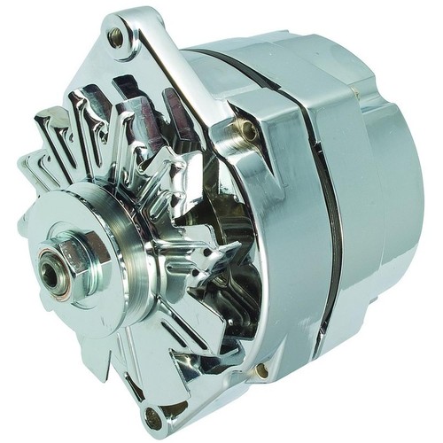 New Alternator Chrome 10SI 100 AMP ONE WIRE BBC SBC CHEVY High Output ...