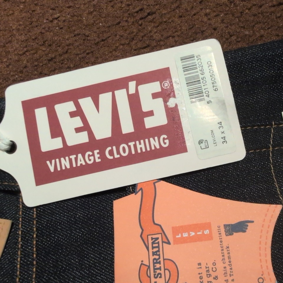 1967 LEVIS 505-0217 Selvedge Raw Denim Levis Vintage Size W34 L34 Made ...