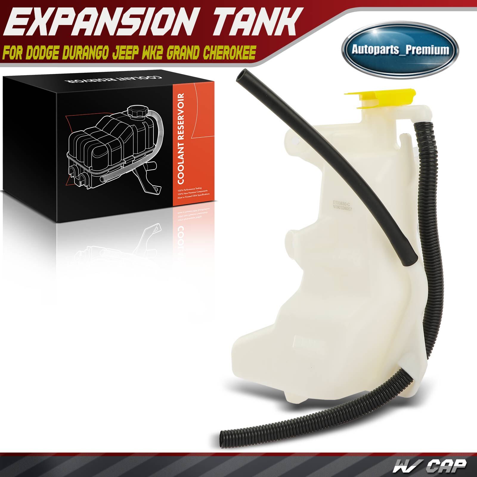 Engine Coolant Recovery Tank for Dodge Durango Jeep WK2 Grand Cherokee ...