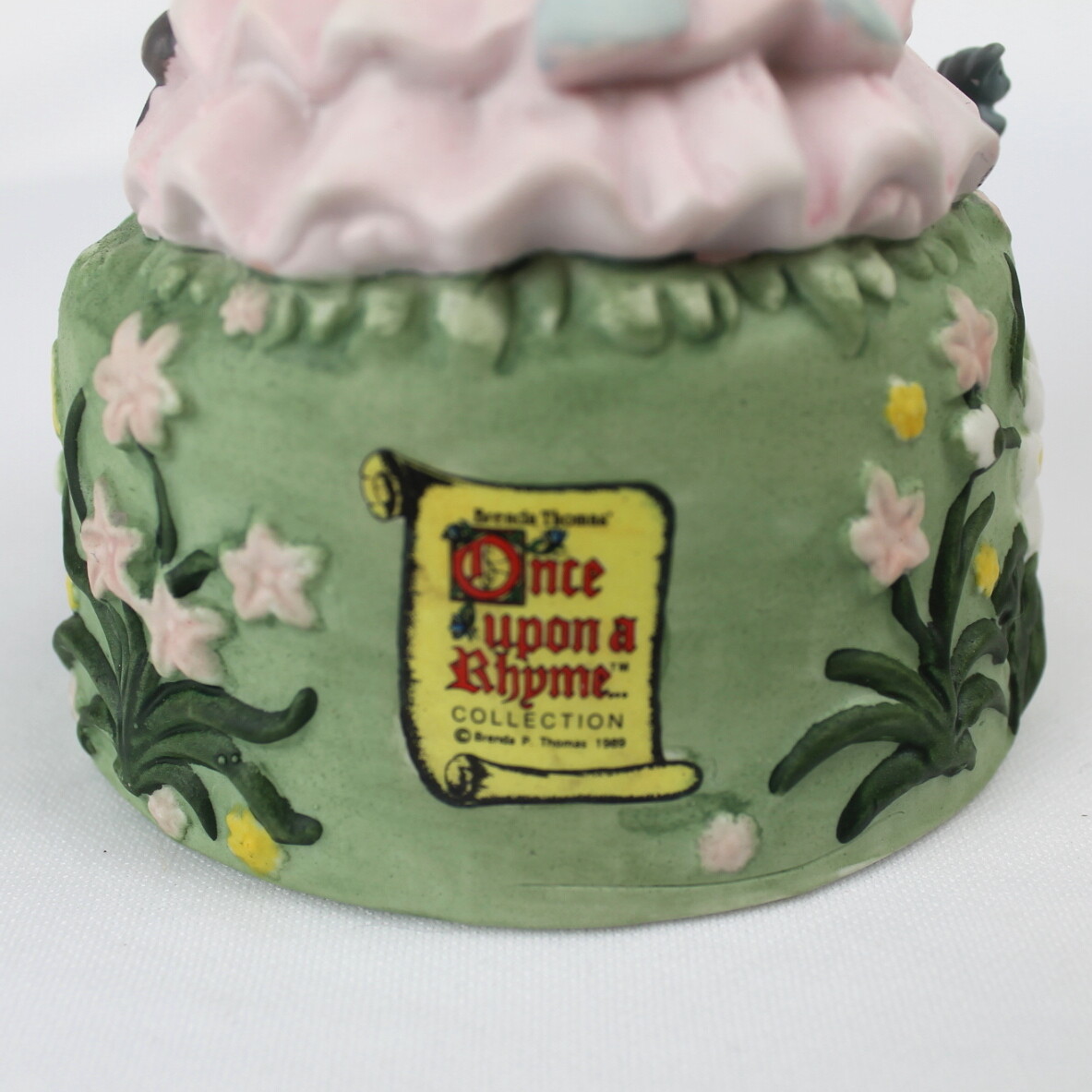 Brenda Thomas Little Miss Muffet Music Box Figurine - Once Upon A Rhyme ...