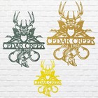 Personalized Deer Duck Fish Metal Sign with Date, Deer Metal Sign Fish ...