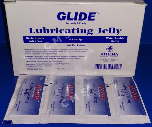 GLIDE E-Z Lubricating Diagnostic Jelly 3gm Packet Sterile 144/Bx ...