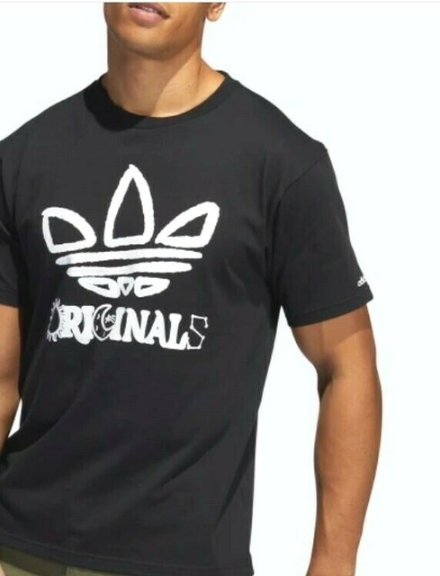 Men's adidas Originals 3-stripes California Trefoil Tee Shirt XL Fm3773 ...
