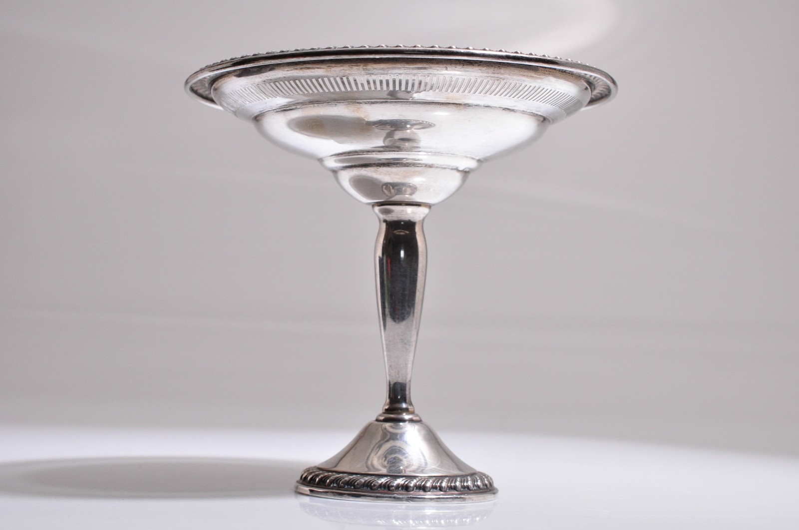 Rogers Sterling Silver Footed Compote with Weighted Foot 6" | eBay
