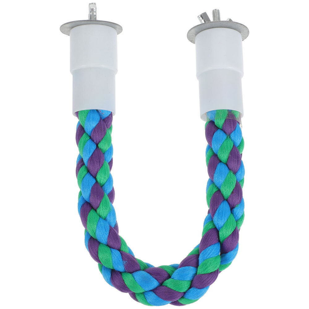 Parrot Climbing Cotton Rope Bird Bungee Perch Cage Toy Parakeet Toys | eBay