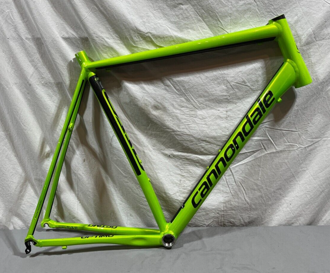 2017 Cannondale Optimo 63cm CAAD Aluminum Road Frame Bright Green Fast ...