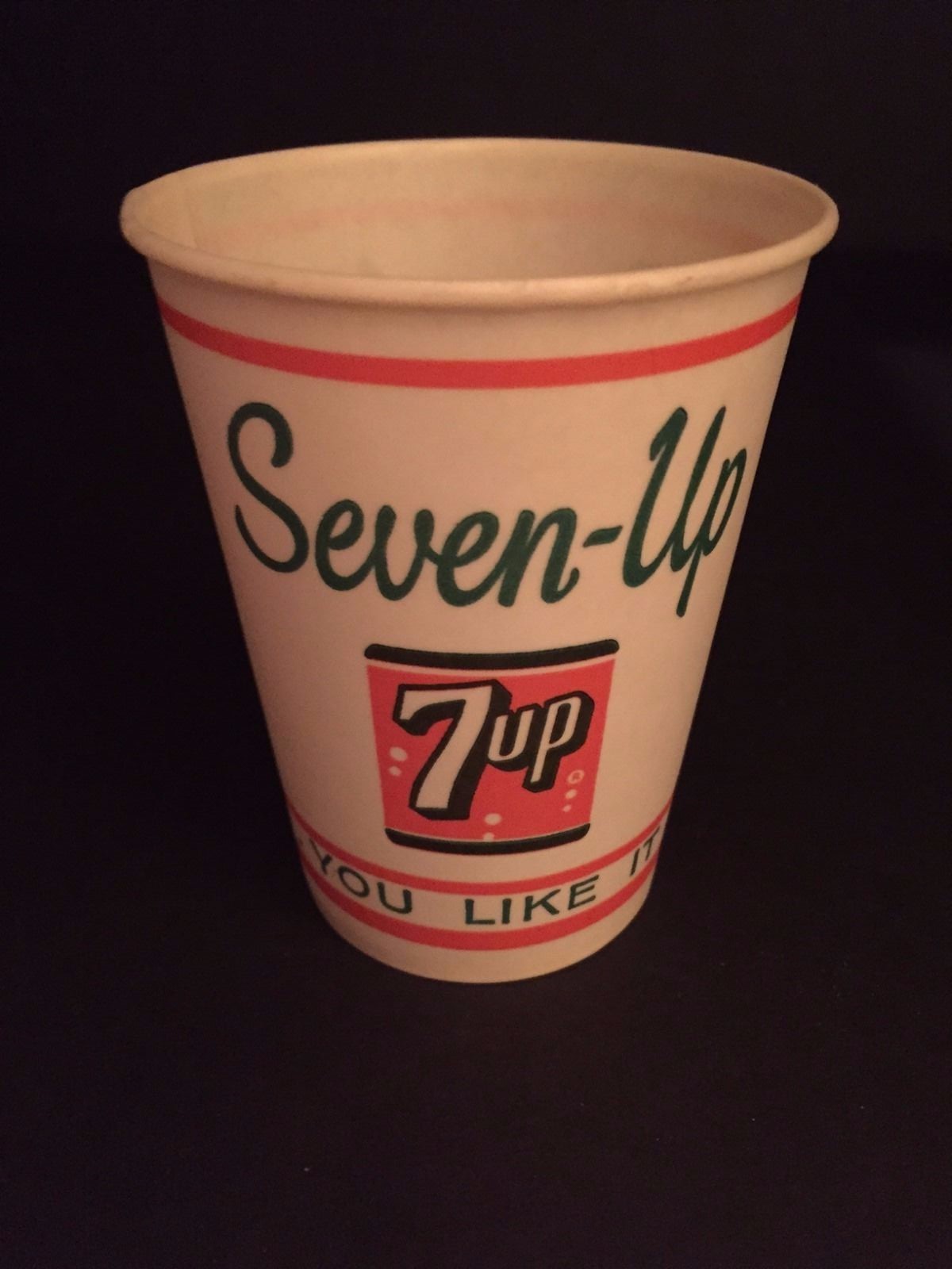 1960's 7up, "Un-Used" Paper Cup (9 oz) Scarce / Vintage | eBay