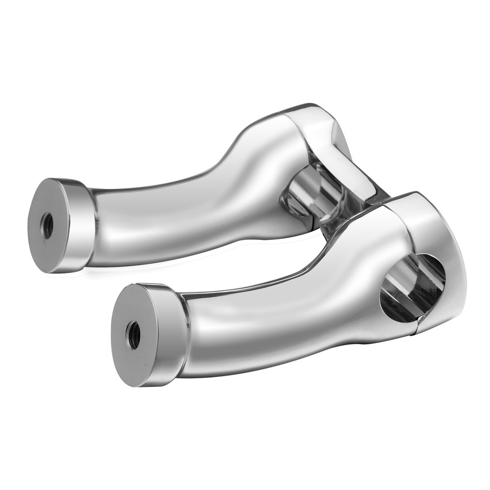 4" Handlebar Riser 1.25" Bar Fit For Harley Softail Fatboy Dyna Low ...