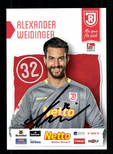 Alexander Weidinger Autogrammkarte Jahn Regensburg 2019-20 Original ...