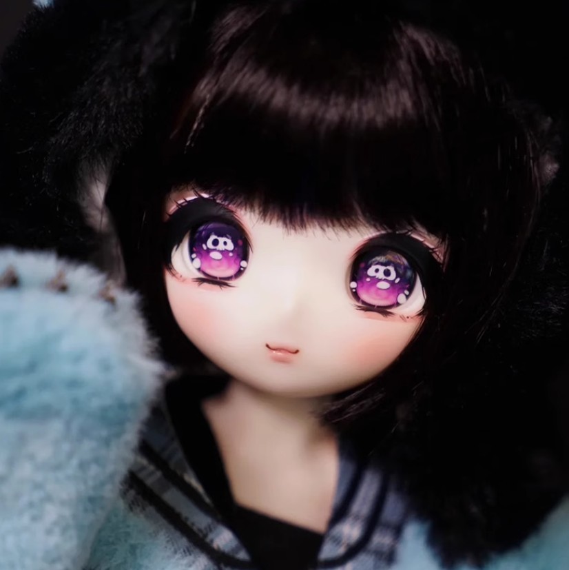 1/4 BJD Doll DIY puyoodoll kumako egg Normal Color Y16-Free Face Make ...