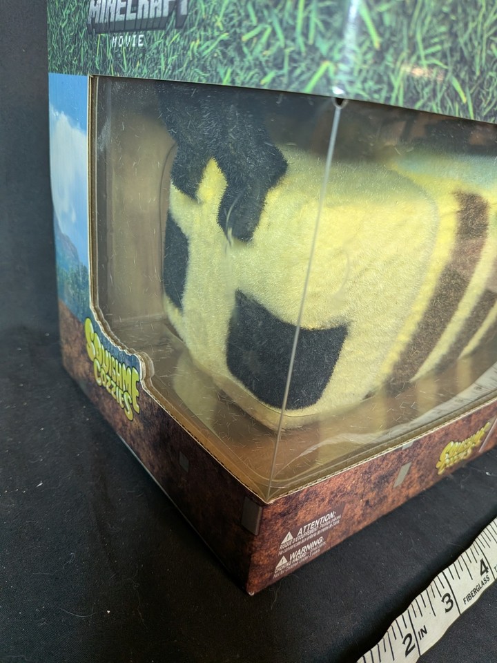 Minecraft Movie SQUISHME COZZIES Flocked Bumblebee Bee 7" Figure 2025 NEW | eBay