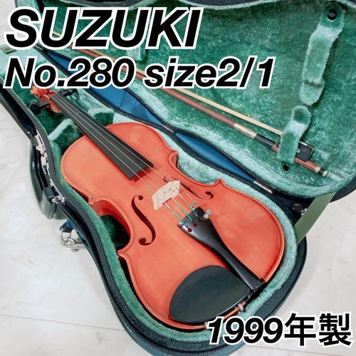 Suzuki Violin No.280 Size 2/1 Made in 1999 SUZUKI Musical Instrument ...