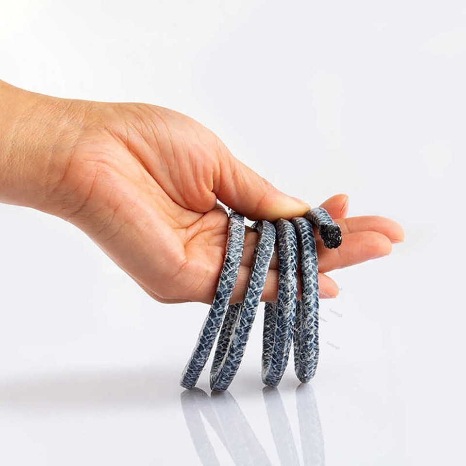Carbon Fibre Gland Packing Braided Rope Seal Pump & Valve Square 4mm to ...