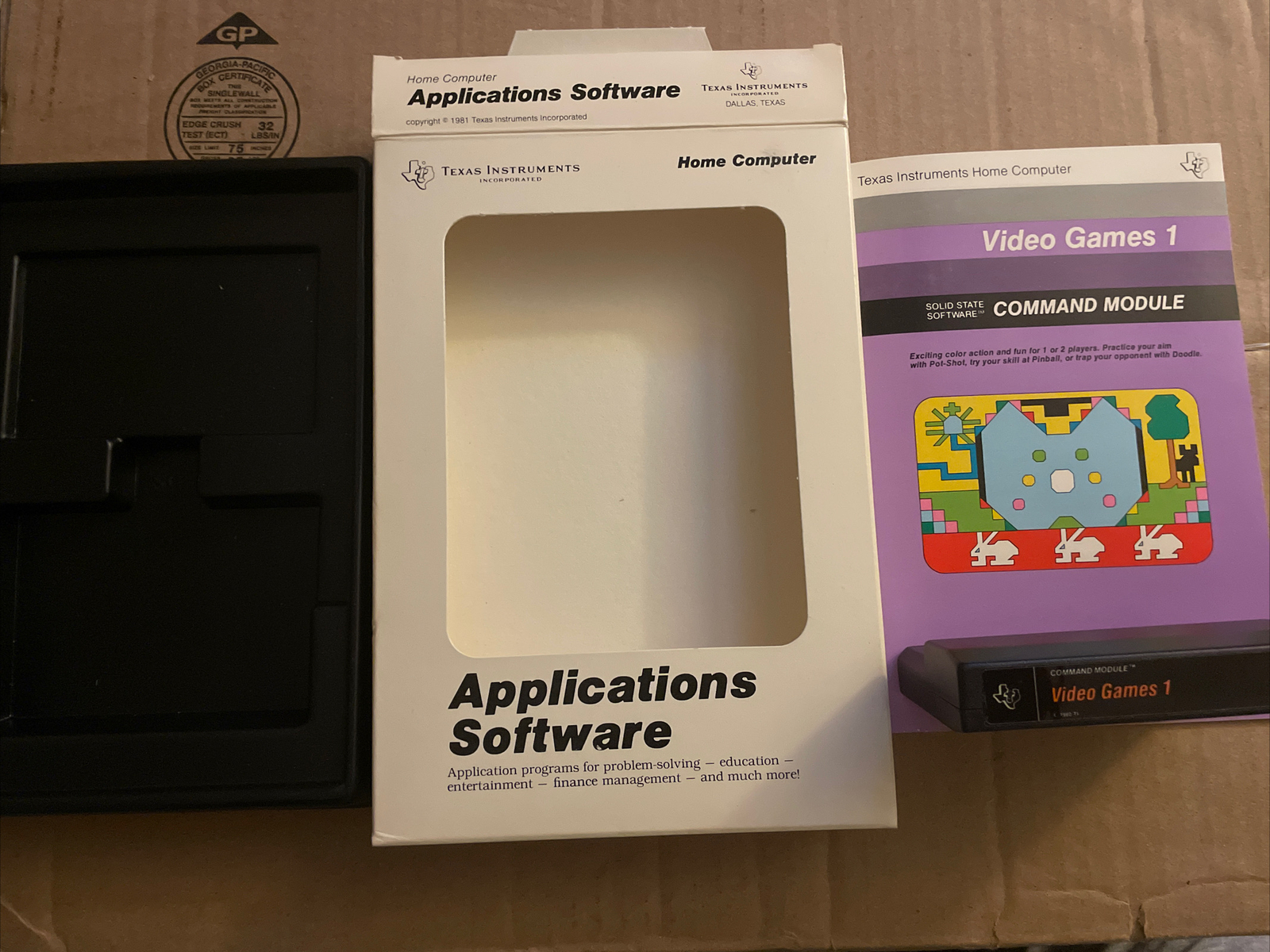 Vintage Texas Instruments Video Games 1 CIB FREE SHIPPING | eBay