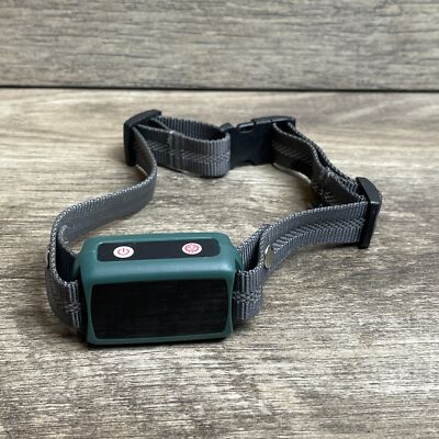 Green Adjustable Strap Waterproof Static Shock Bark Dog Training Collar ...