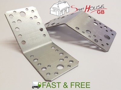 Galvanised Bracket 135 Degree Angle Corner Brace Joist Timber Mending ...