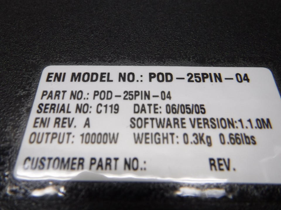APPLIED MATERIALS ENI MKS GENERATOR PCB POD POD-25PIN-04 | eBay