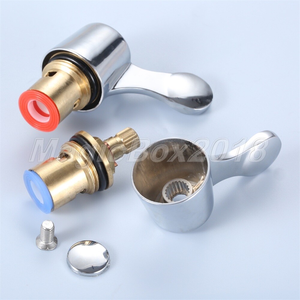 Brass/Ceramic Tap Valves Cartridge Gland Turn Replacement Repair Kit ...