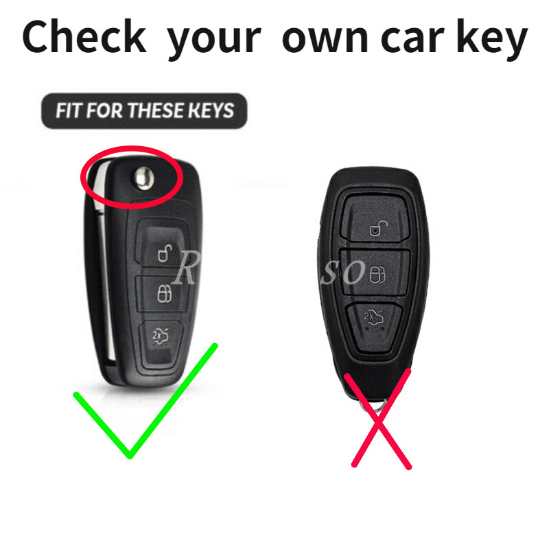 Soft TPU Car Folding Key Case Full Cover Holder For Ford Focu MK3 Kuga ...