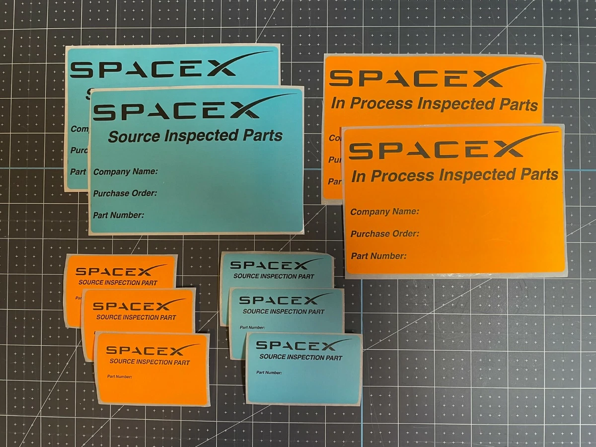 Spacex Decals