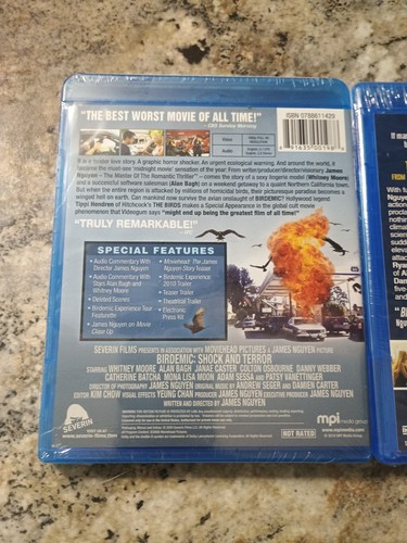 2 Severin Horror Blu ray Lot! Birdemic, Birdemic 3: Sea Eagle BRAND NEW ...